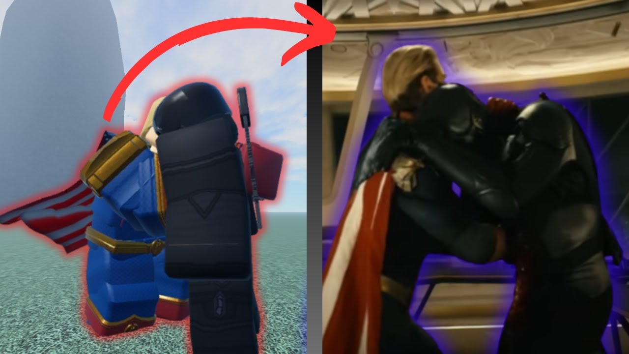 Homelander moves VS ORIGINAL! - Roblox Marvellous Playground - YouTube