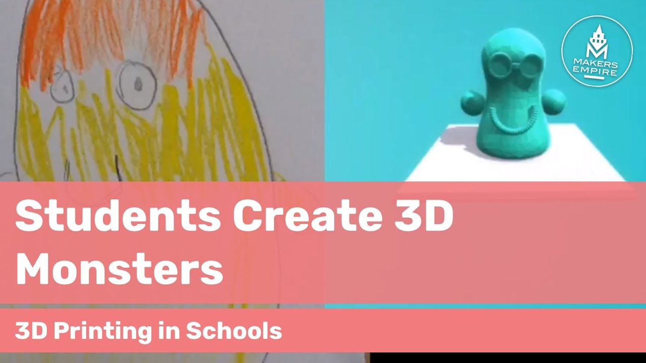 Allendale PS students create monsters using 3D printing | Makers Empire ...