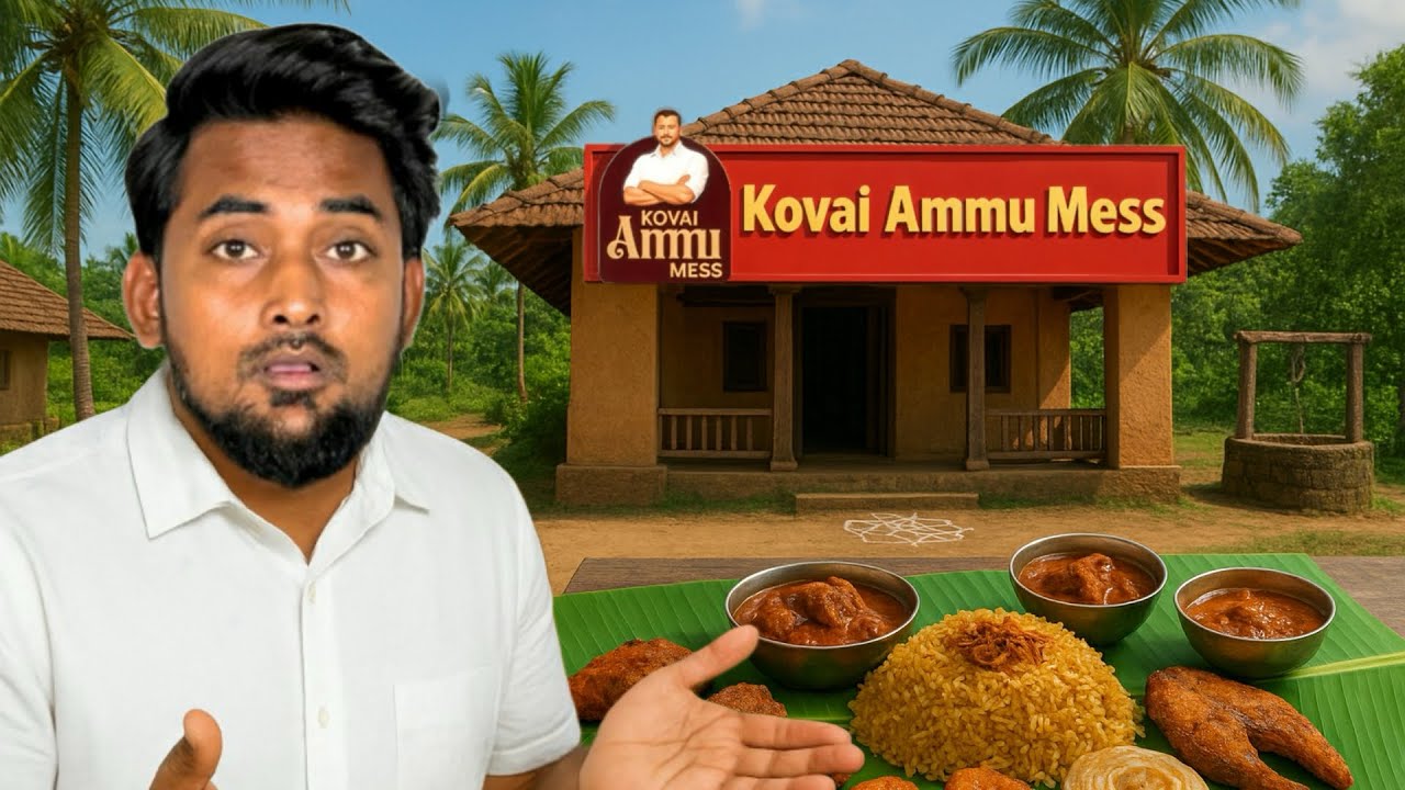 Tasting Food at Kovai Ammu Mess Avadi | South Indian Meals & Non-Veg ...