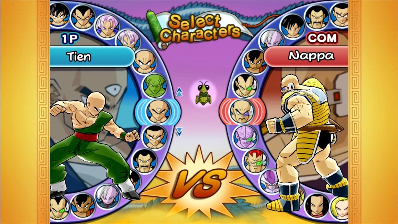Dragon Ball Z: Budokai 3 HD Tien VS Nappa (With Original OST) - YouTube