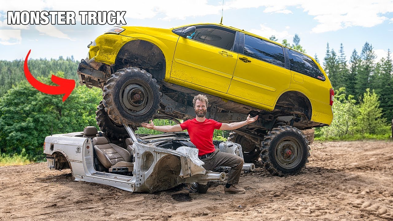 We Bought a Monster Truck Minivan! - YouTube