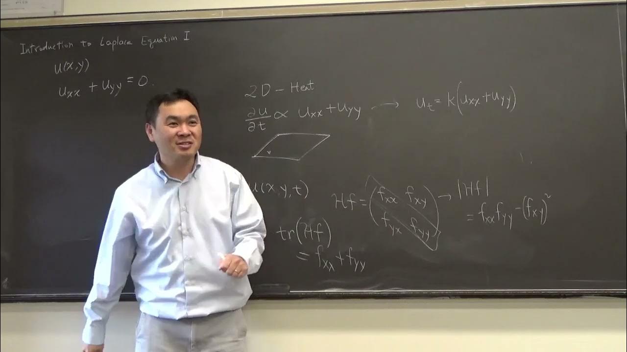 Introduction to Laplace PDE using the 2D Heat equation - YouTube