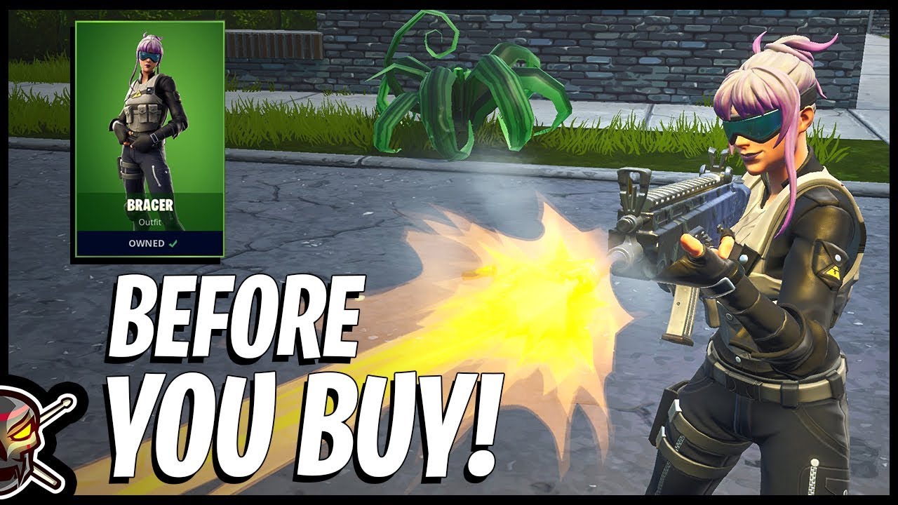 Before You Buy The *NEW* BRACER Skin in Fortnite! - YouTube