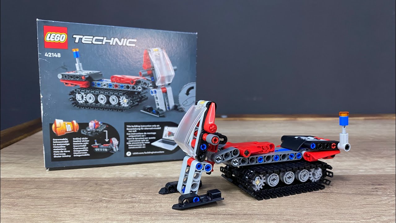 Snowmobile Lego Technic 42148 Review&Assembly - YouTube