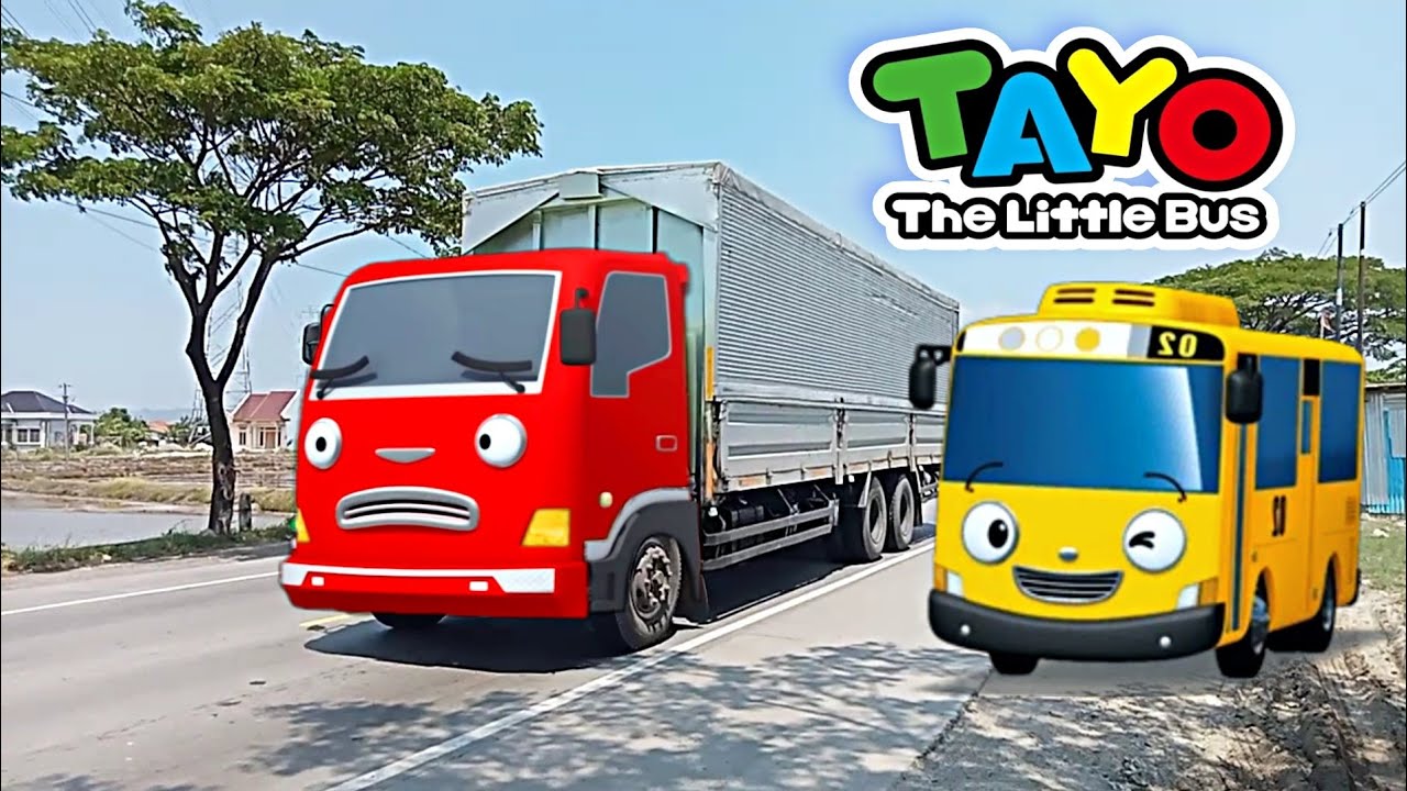 THE TRUCK CHANGES INTO TAYO, MAX AND CHRIS TAYO'S FRIENDS - YouTube