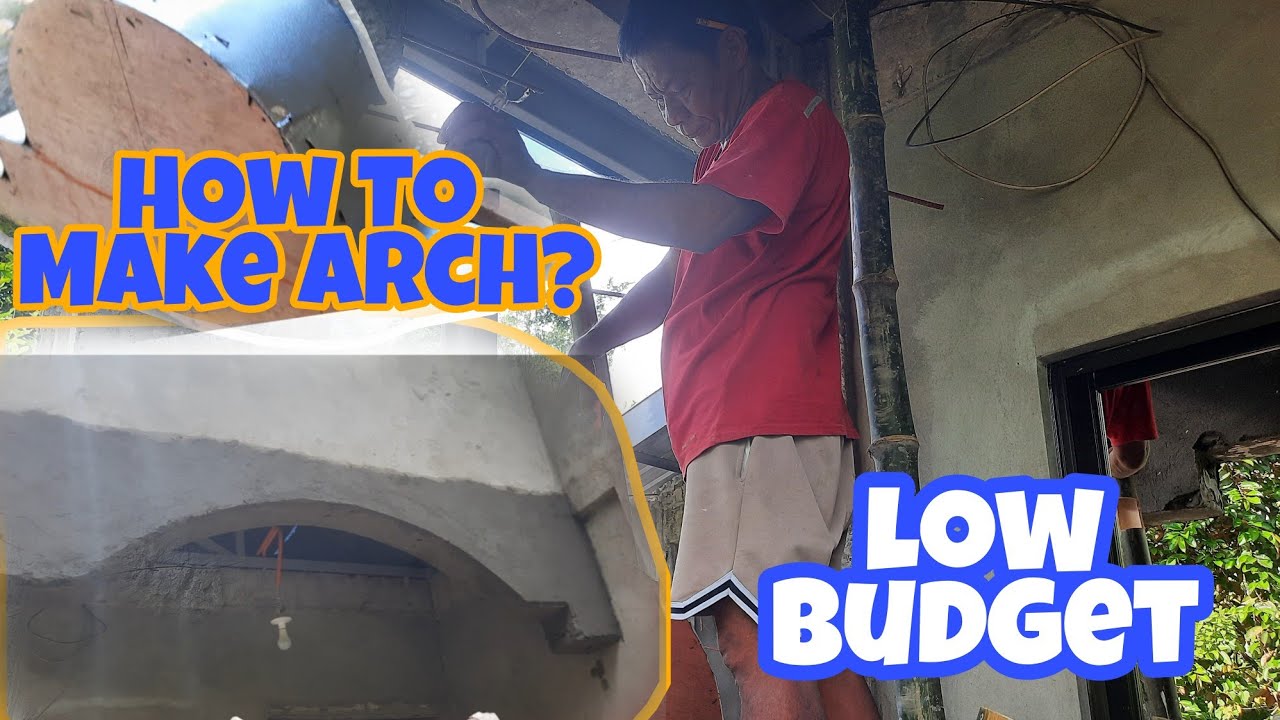 Low Budget | How to Make Arch Design in Your Terrace | Paano Gumawa ng ...