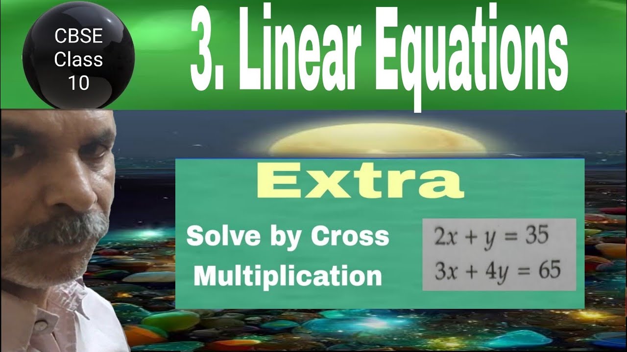 Cross Multiplication Method 2x y 35 3x 4y 65 YouTube