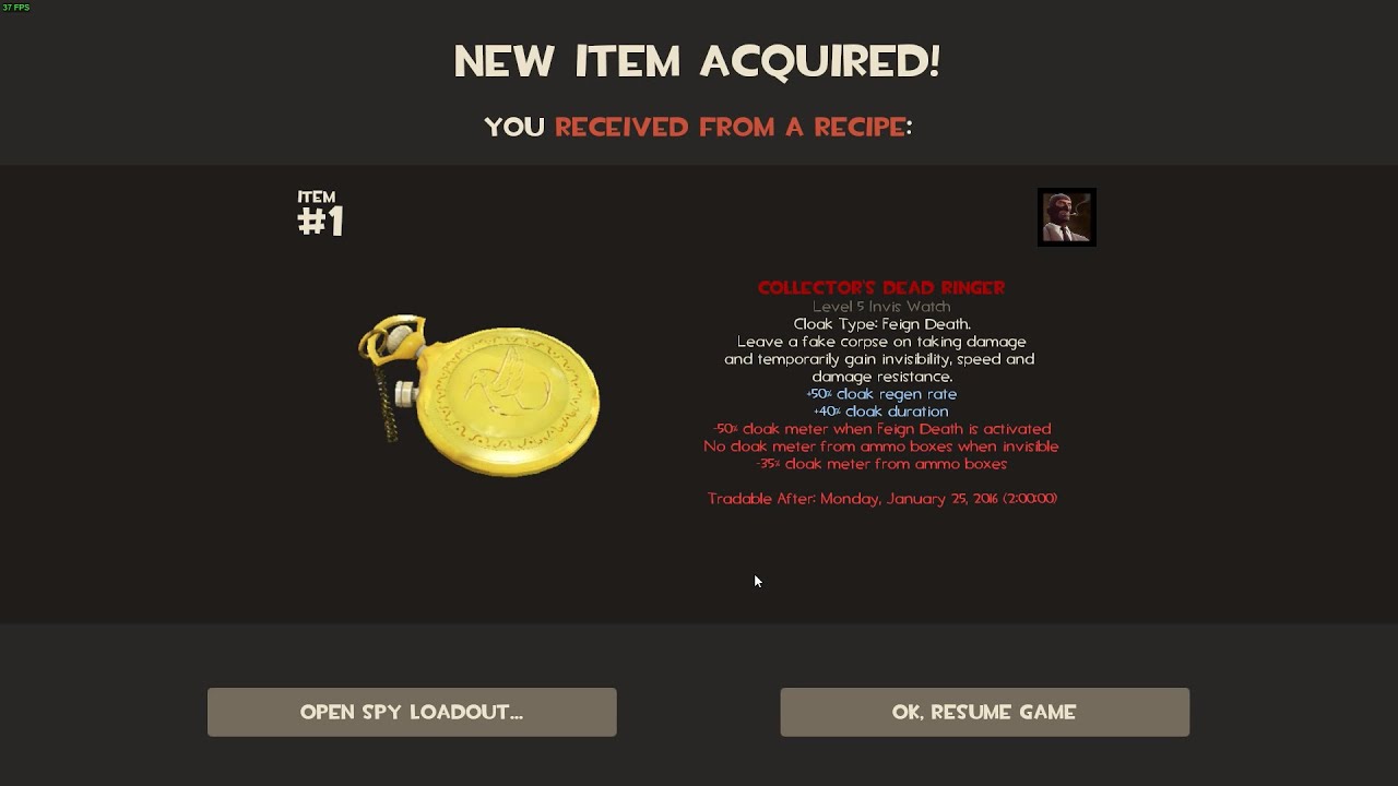 Dead Ringer - Weapon Analysis #1 - Scrap.TF Raffles