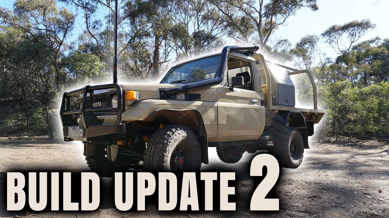 First Drive Of The 75 Series Touring Truck - Build update 2 - YouTube