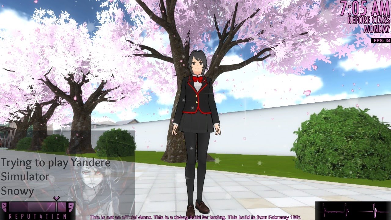 Trying to play Yandere Simulator - YouTube