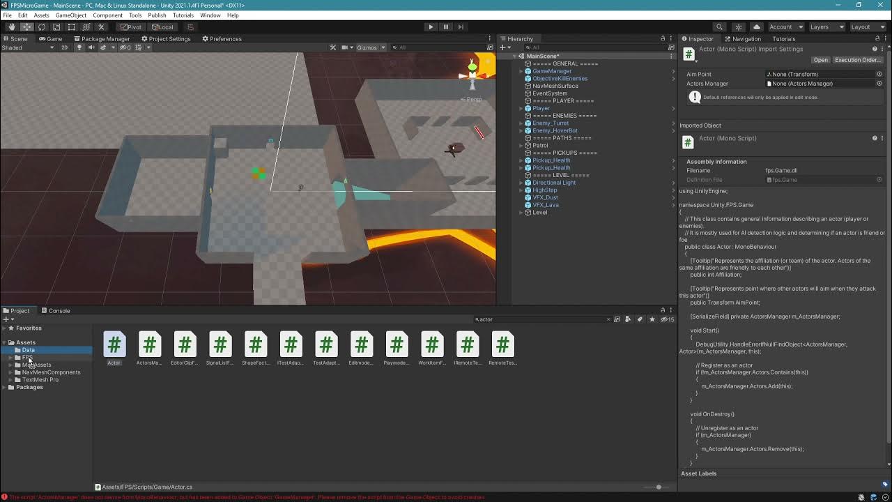 Unity FPS Microgame review 1 - YouTube