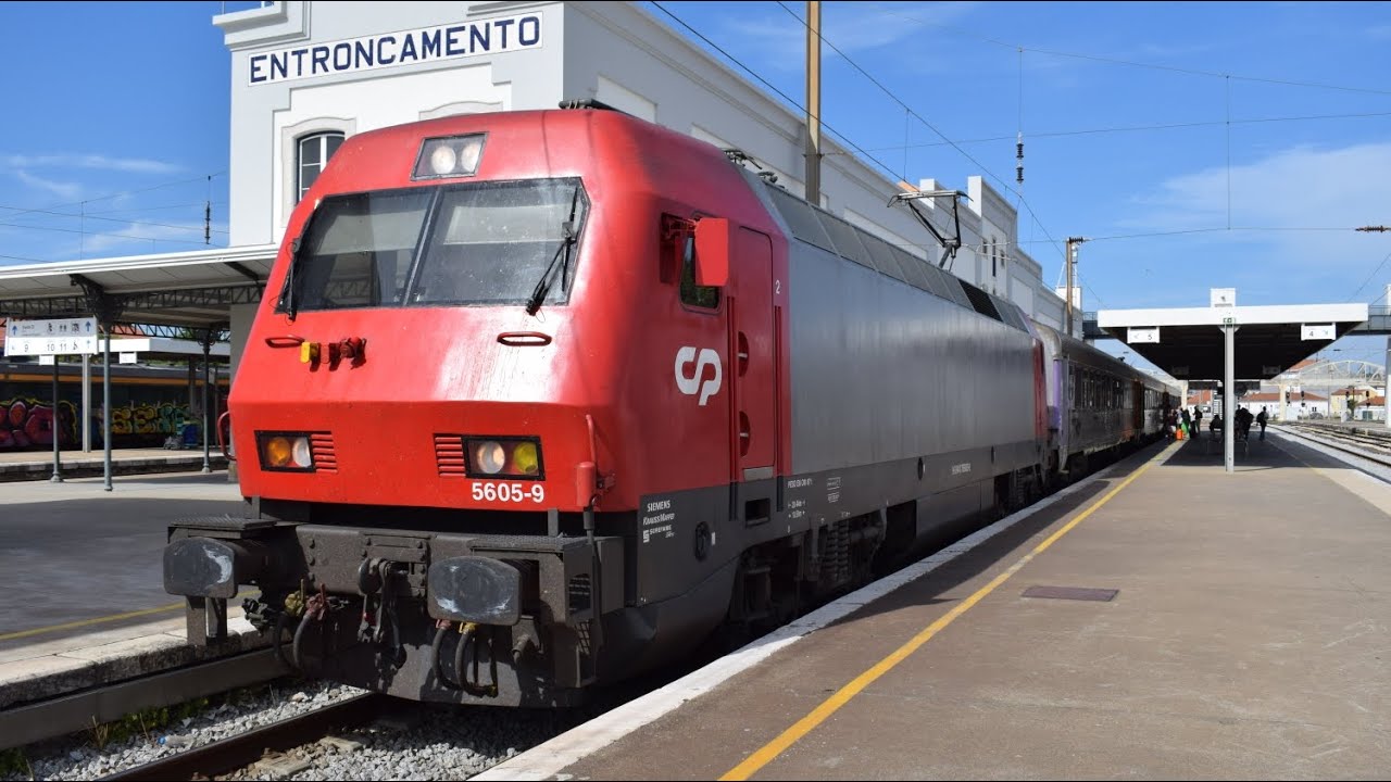 CP 5605 no Comboio Intercidades em 📍 Entroncamento 📍. - YouTube