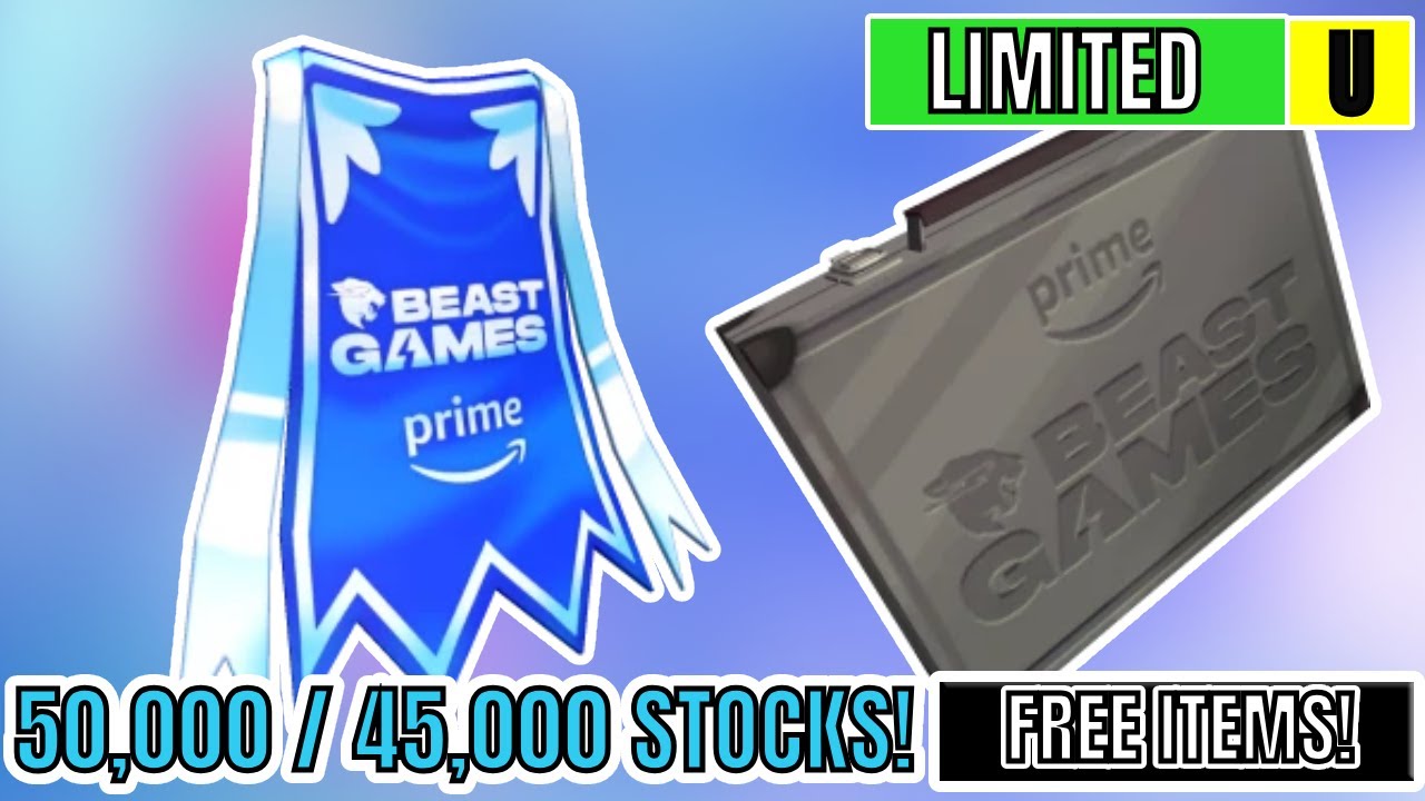 FREE LIMITEDS | HOW TO GET THE BEAST GAMES CAPE & BEAST GAMES BRIEFCASE ...