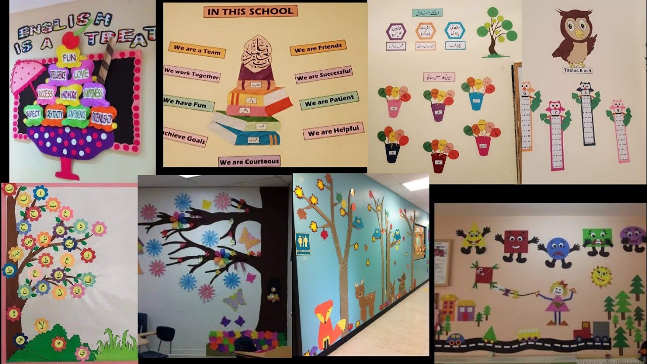 Decoration Ideas For Classroom Walls 38 School Wall Decoration Ideas