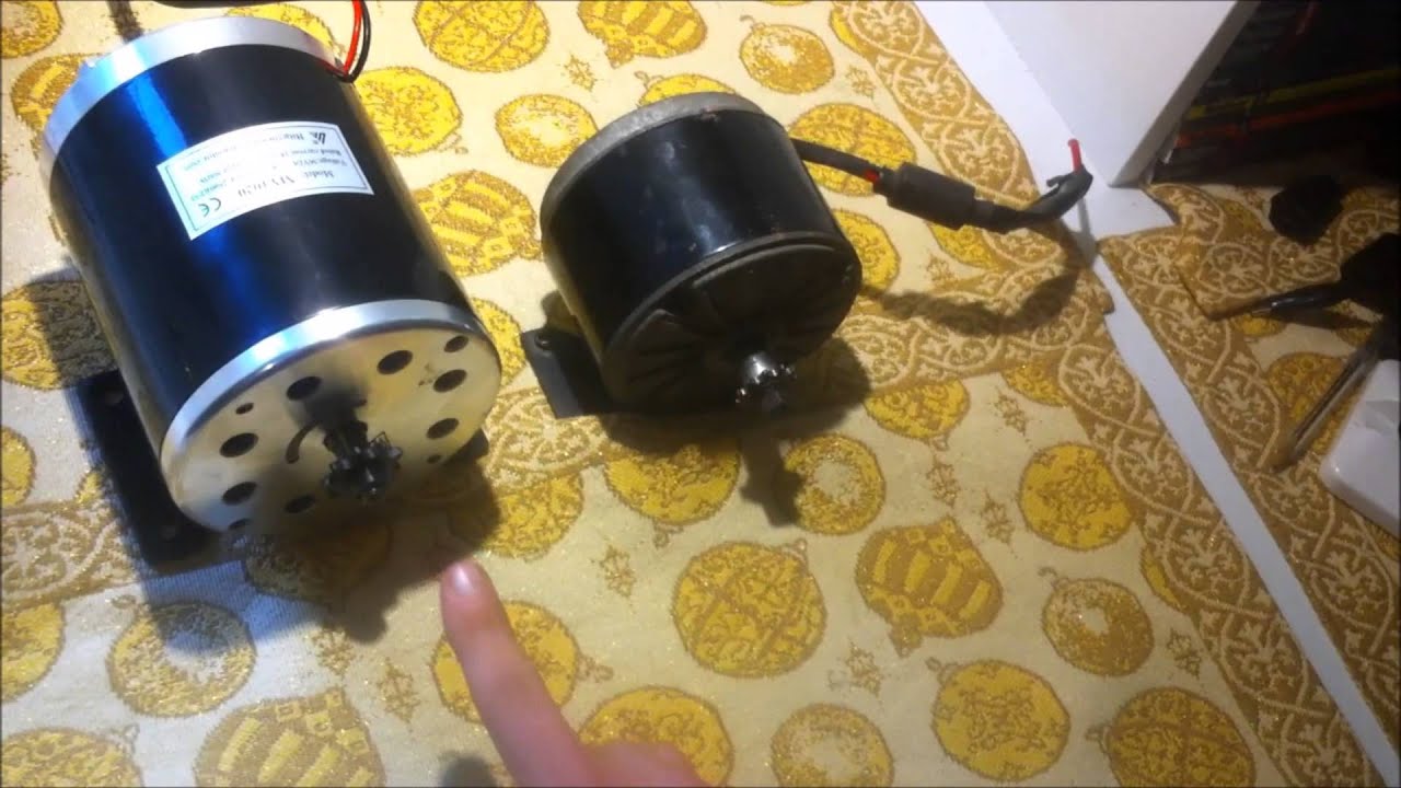 MY1020 500w 36v | Brushed Electric Motor | Demo And Review - YouTube
