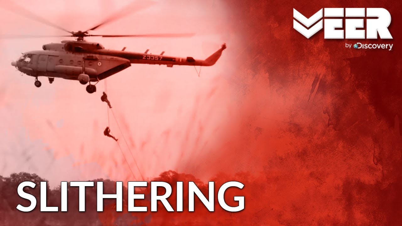 Slithering Commando Training - Indian Soldiers Rappelling From ...