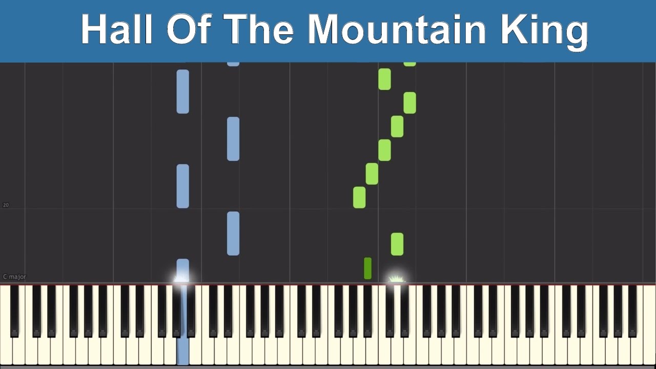 Hall Of The Mountain King - Edvard Grieg - Synthesia Piano Tutorial ...