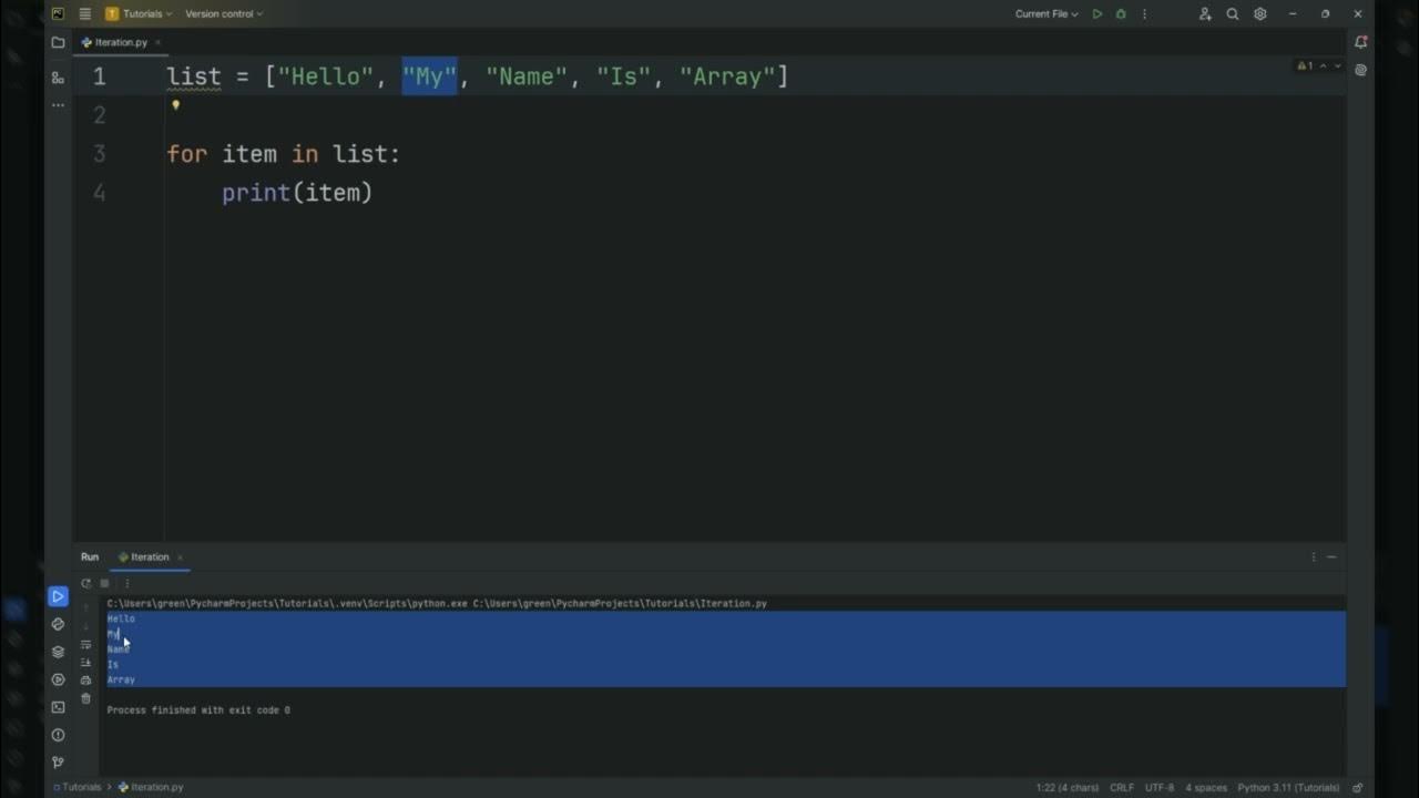 Iteration In Python!! - for OCR spec - YouTube