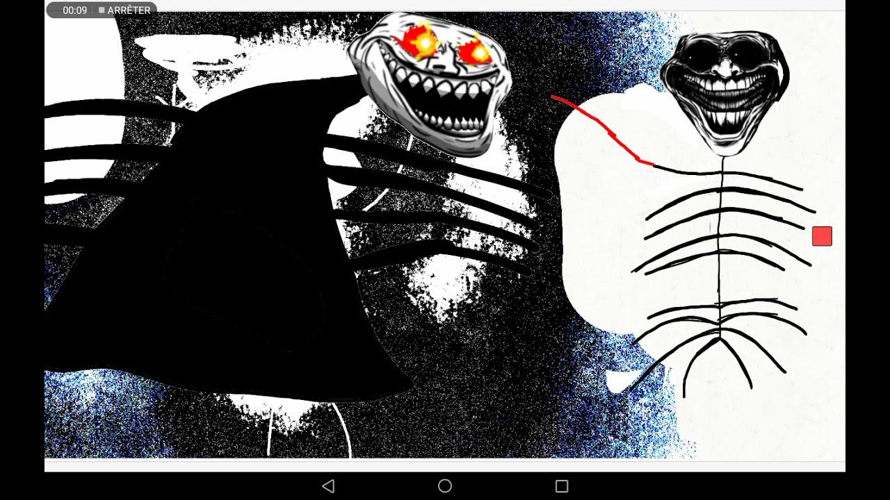 A short trollface animation i made - YouTube