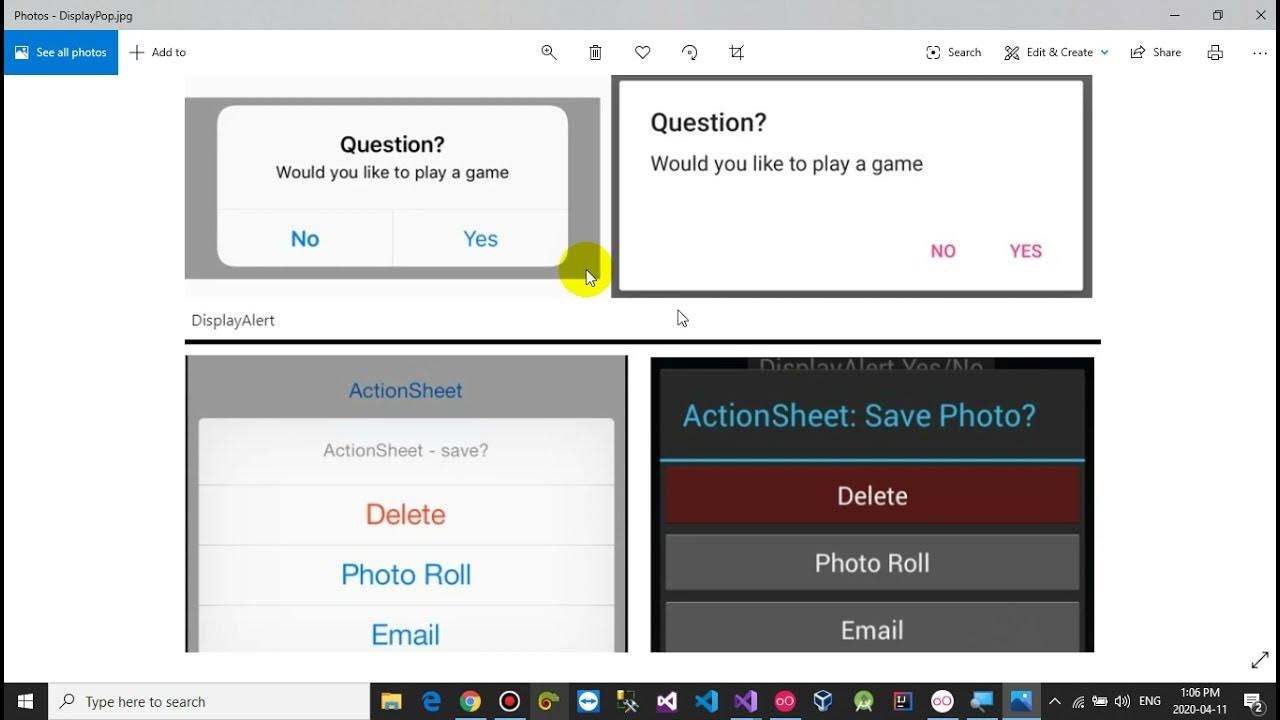 Display Alert In Xamarin Forms - YouTube