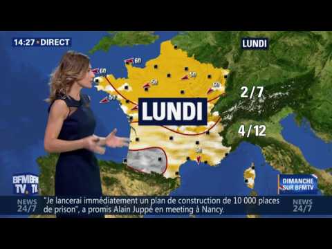 LA METEO de SANDRA LARUE le 2016 11 26 sur BFM TV