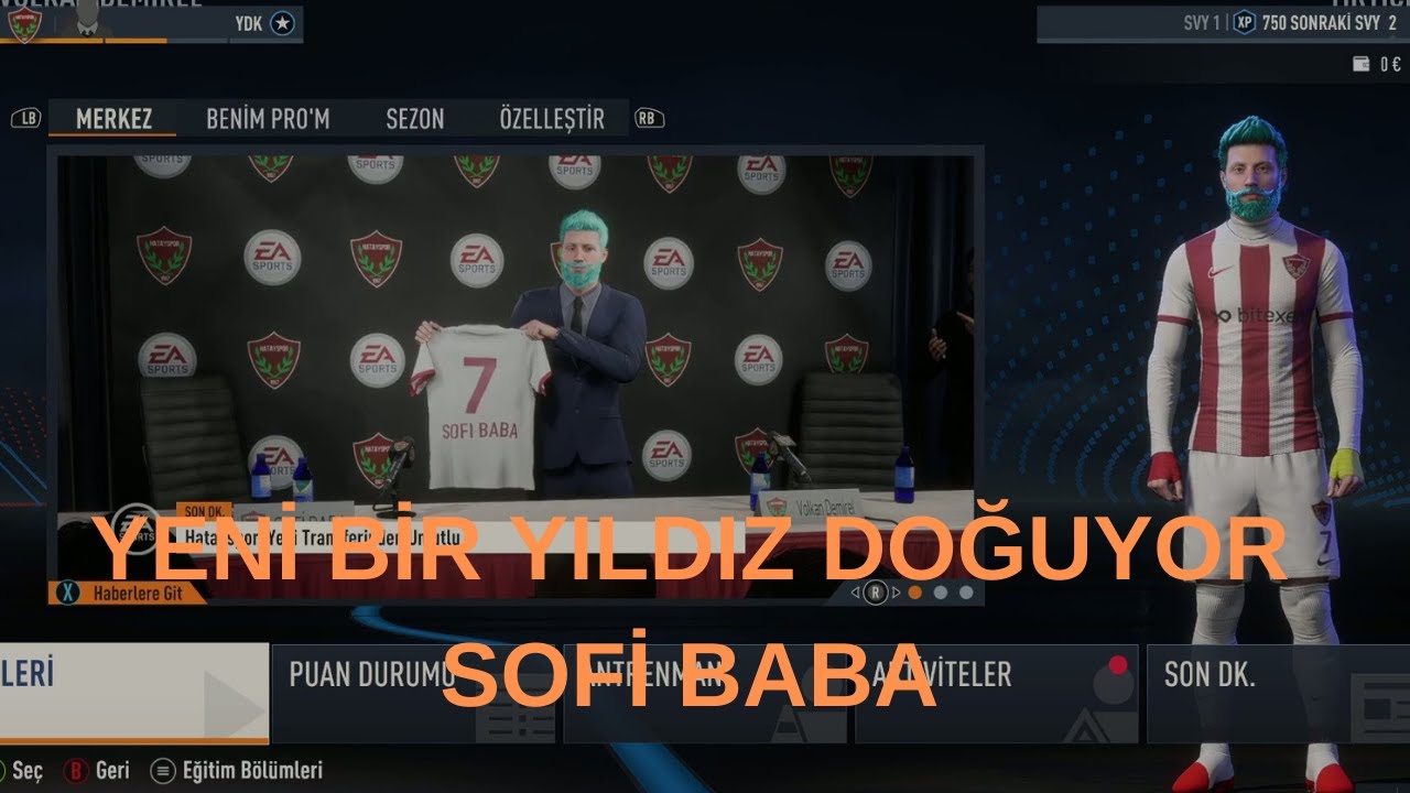 EA SPORTS™ FIFA 23 KARIYER MODU SOFİ BABA PART 1 - YouTube