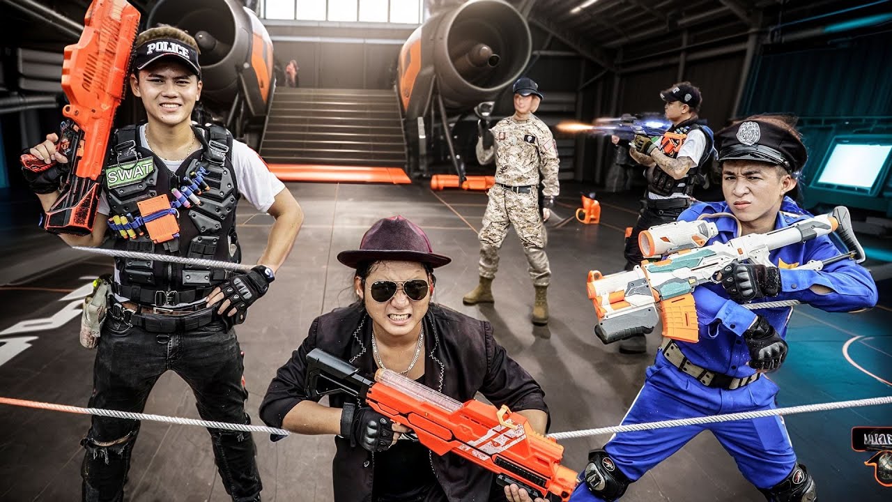 Nerf Gun War: Intense SWAT Nerf Guns Chases And Unexpected Situations ...