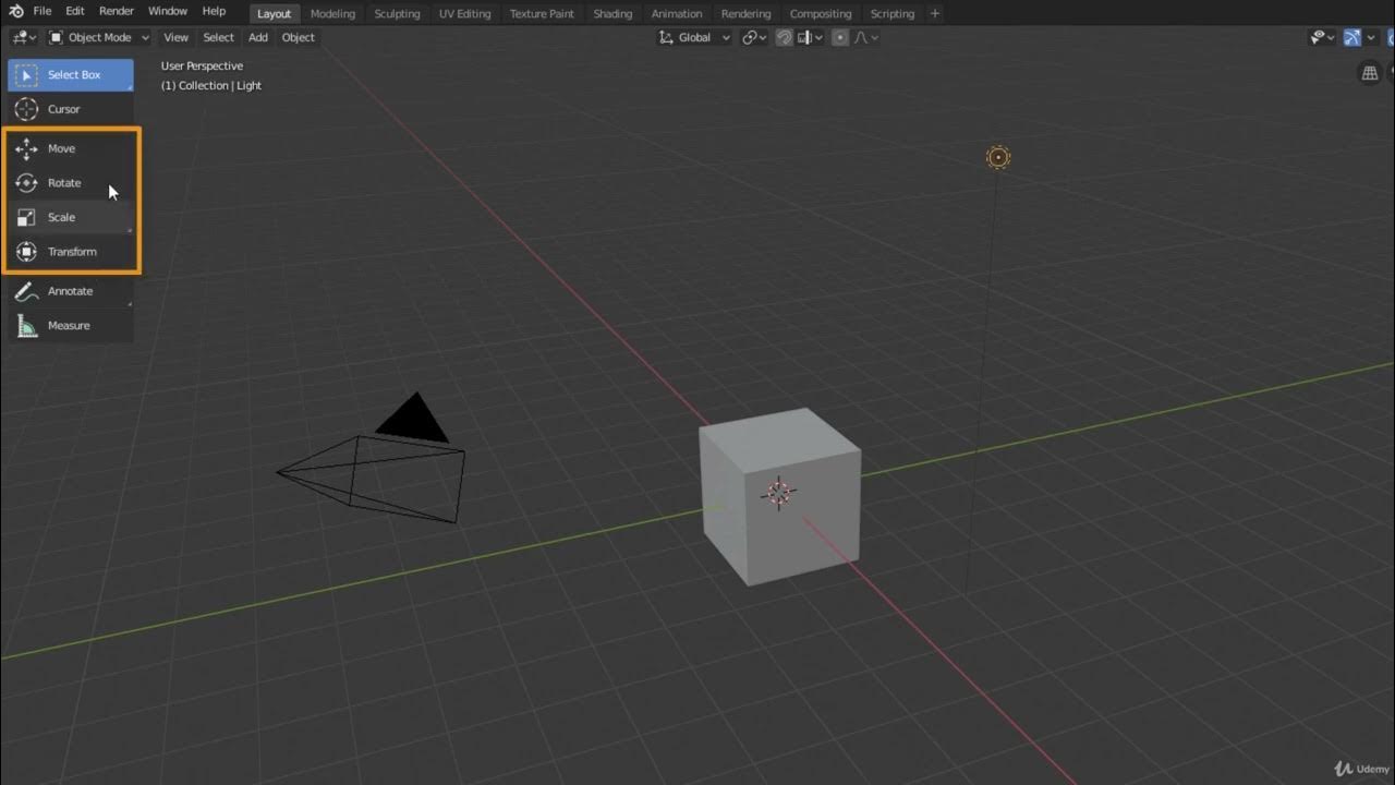 3 Selecting and Transforming Objects - YouTube