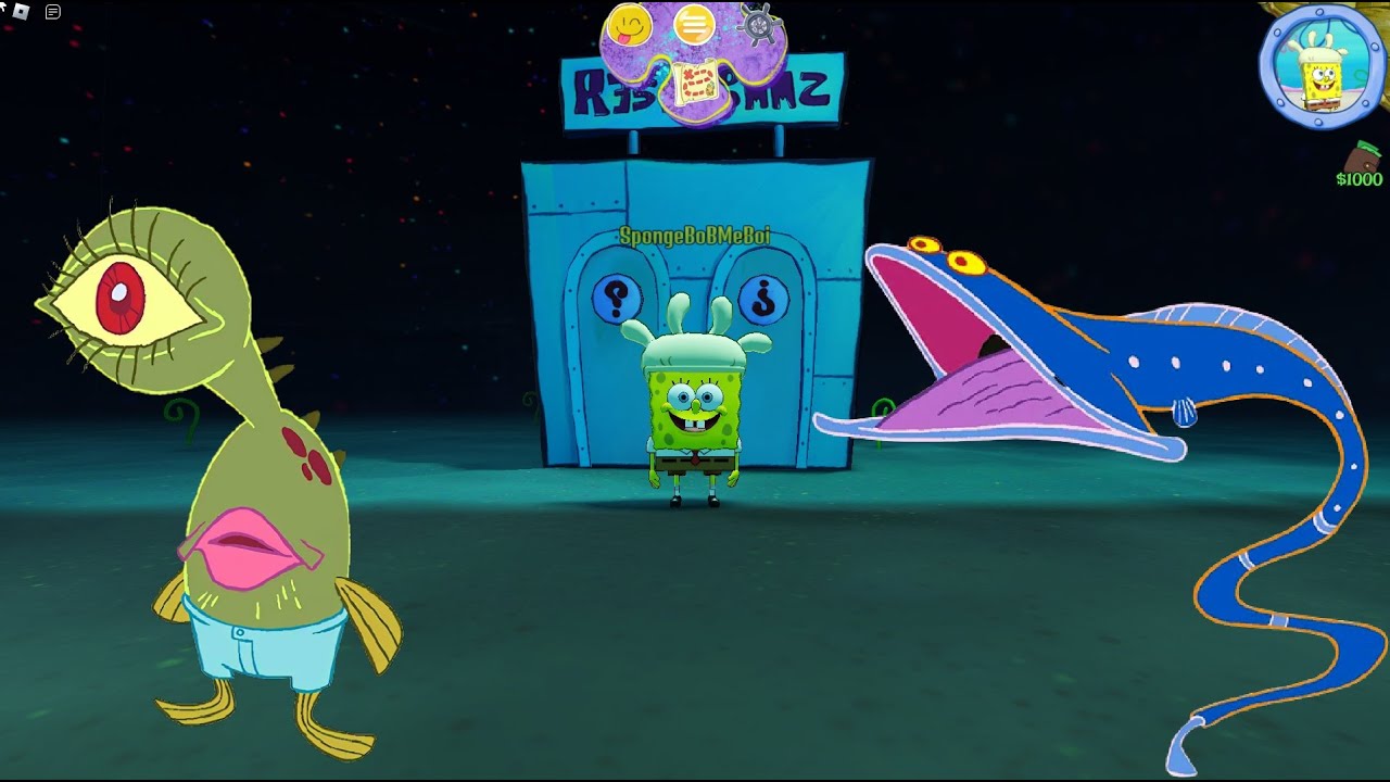 Rock Bottom Scene Recreation part 1 #tscp #Spongebob #roblox - YouTube