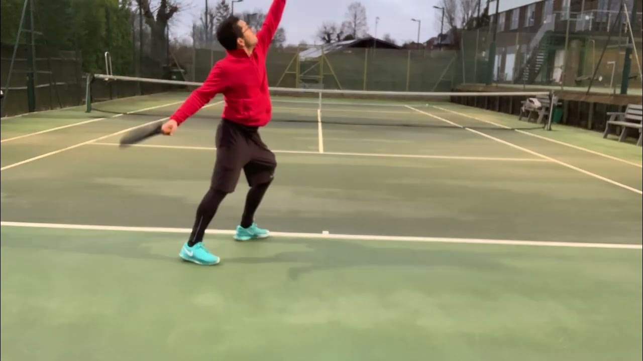 10 March 2025: Tennis Serve Practice, the 'Ins' (2 Yrs, 6 Mths In) - YouTube