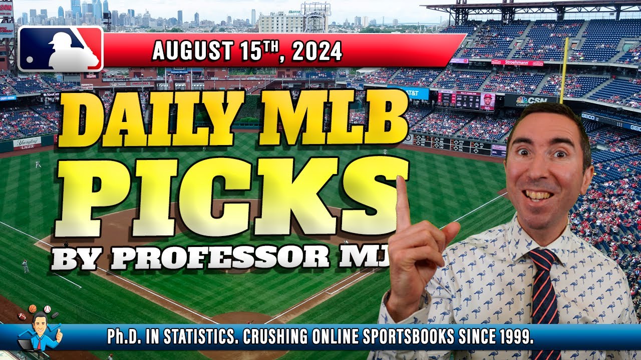 MLB DAILY PICKS | TWO PICKS BY STATS PhD FOR AUGUST 15th! #mlbpicks #parissportifs - YouTube