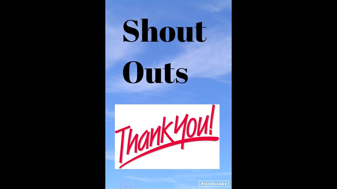 Shout Outs- Slideshow - YouTube