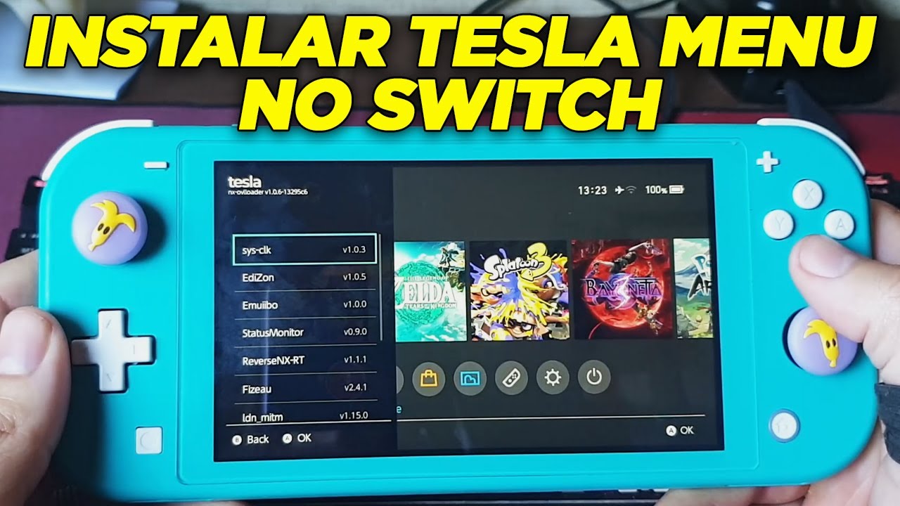 INSTALANDO E ATIVANDO TESLA-MENU NO NINTENDO SWITCH QUALQUER MODELO ...