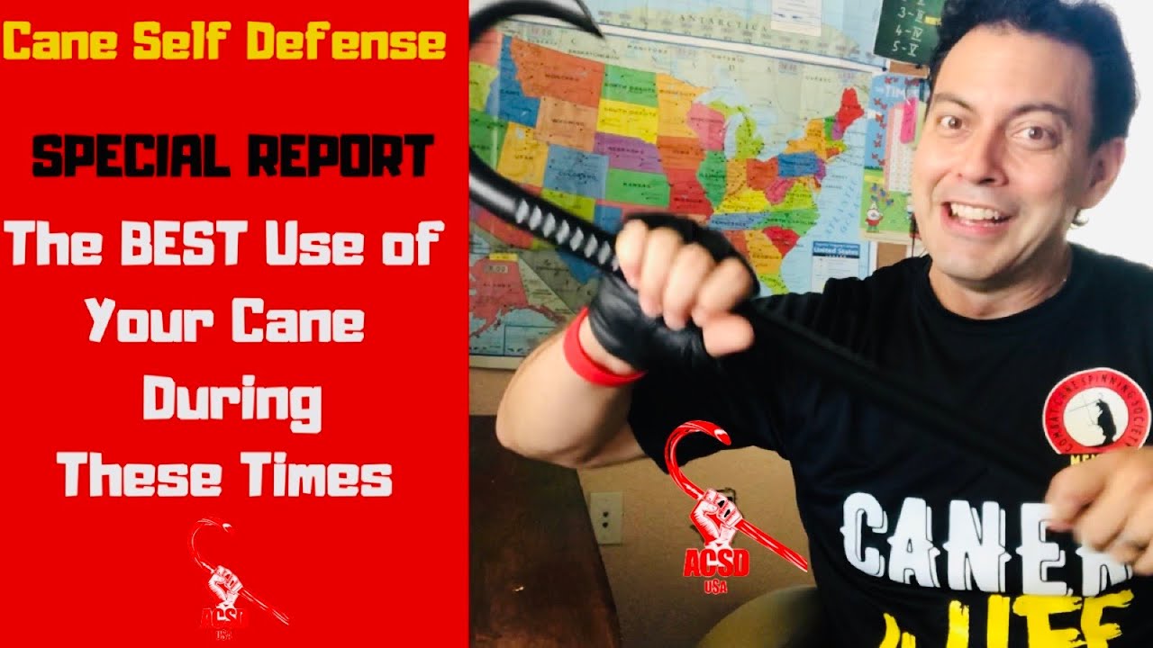 Cane Self Defense: The Best Use of Your Cane During These Times! - YouTube