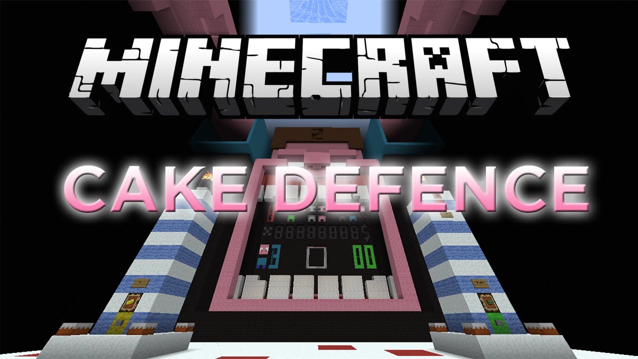 Minecraft: Cake Defense! (Minecraft Mini-Game) - YouTube
