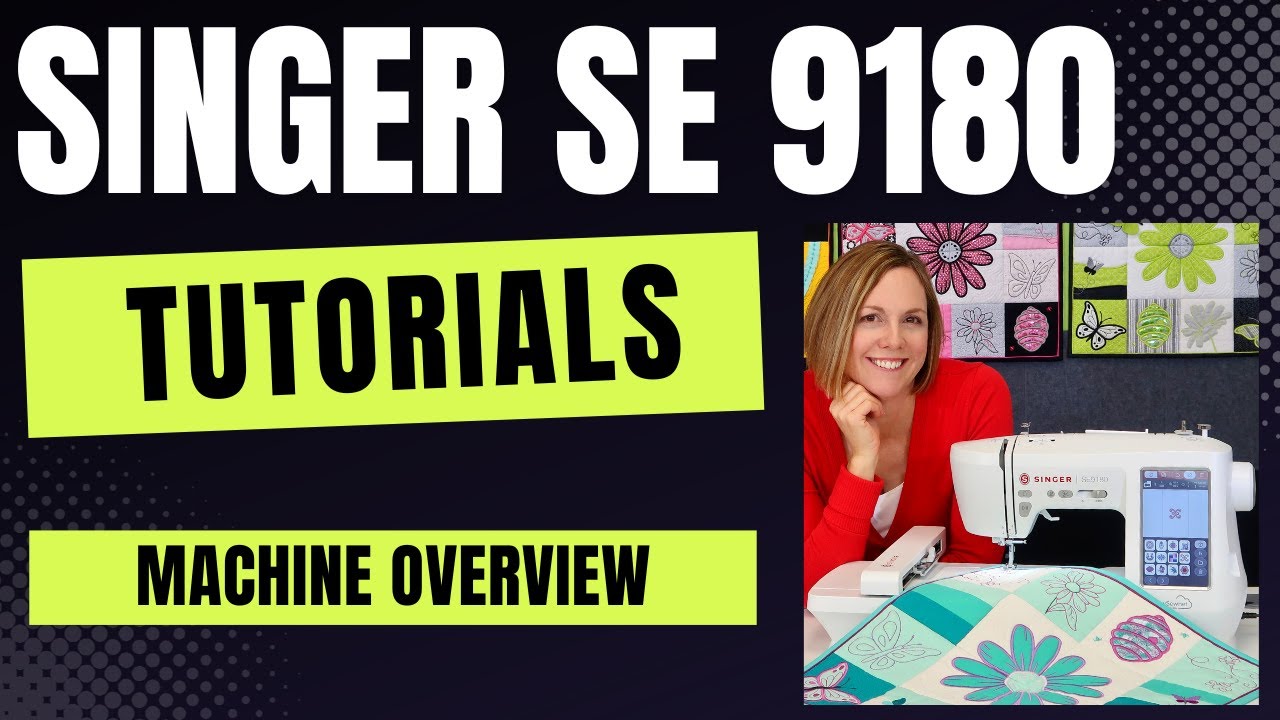 Singer SE9180 Machine Overview - YouTube