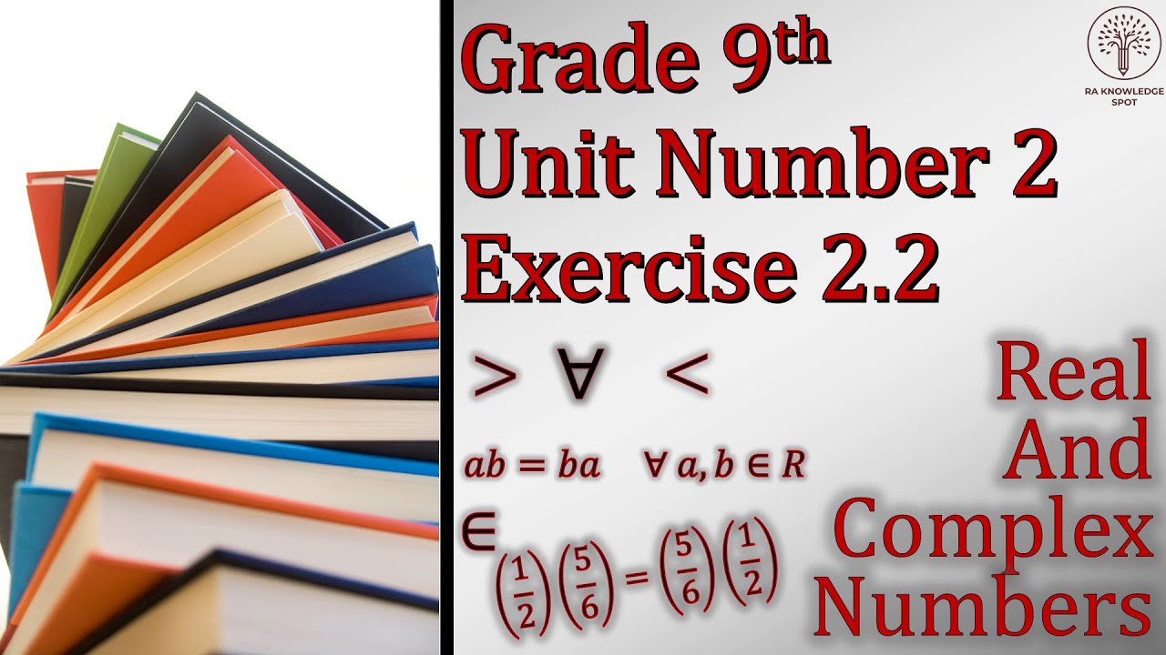 Grade 9 Unit 2 Exercise No 2 2 Properties Of Real Number Part 1 Grade 9 Unit 2 Exercise No 2 2 Properties Of Real Number Part 1