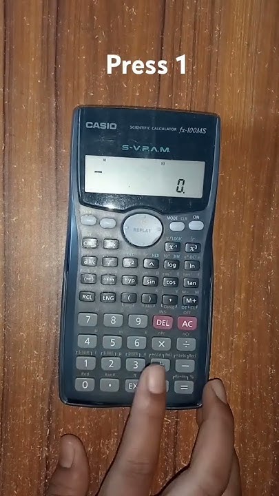 How to reset calculator shortly fx100 ms #music #shorts #viralshorts #maths - YouTube