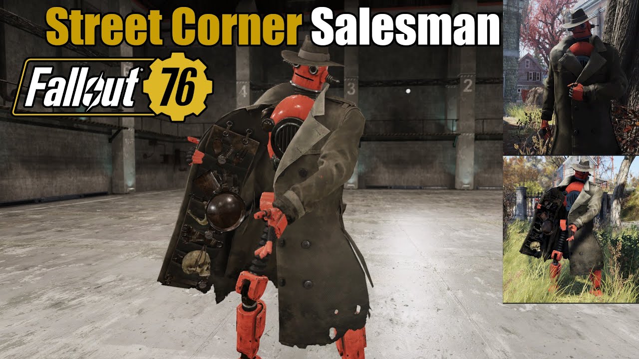 Street Corner Salesman - Fallout 76 Showcase - YouTube