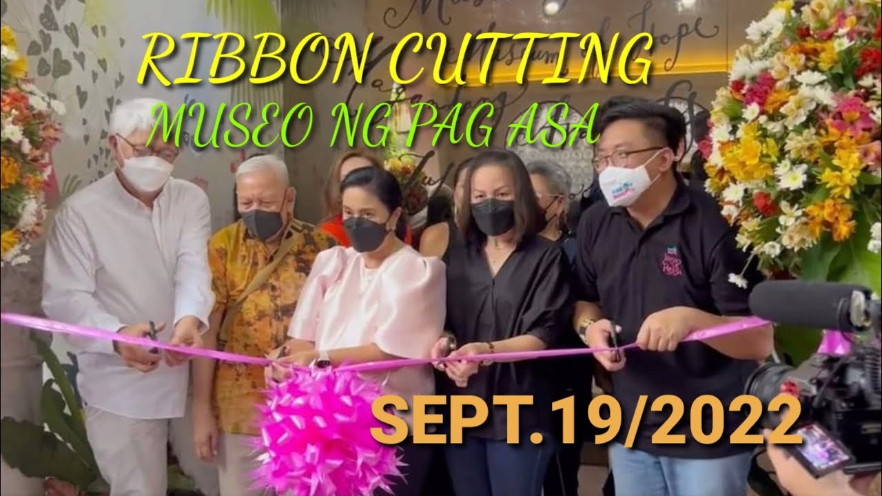 Look. atty leni Robredo. leads ribbon cutting at museo ng pag asa. 09 ...