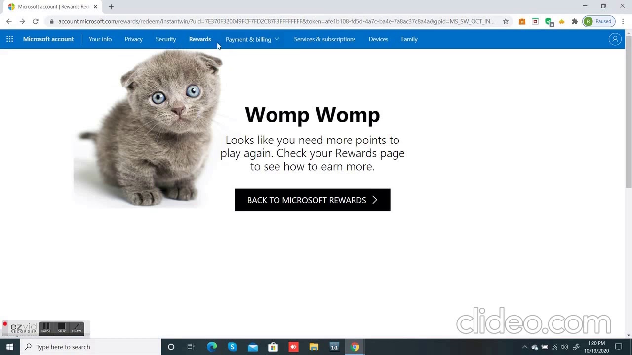 Playing Microsoft Rewards Scratch and Win and Select 3 till we go BROKE ...