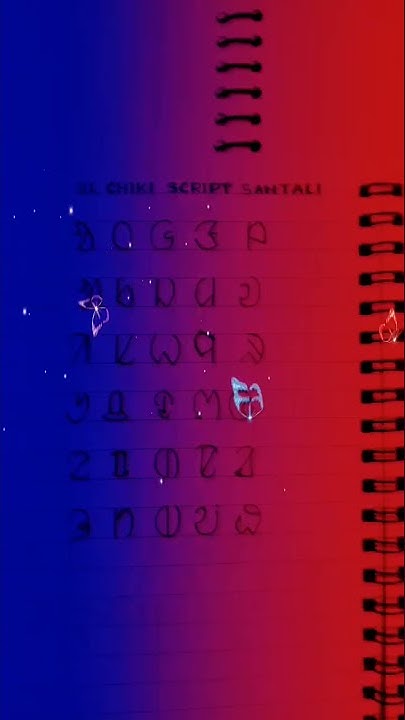 OL CHIKI SANTALI SCRIPT - YouTube
