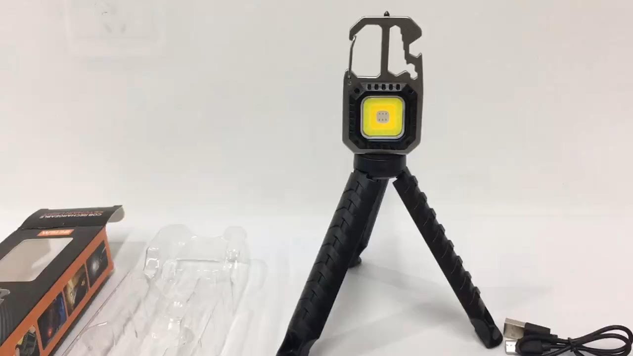 Multifunctional portable flashlight - YouTube