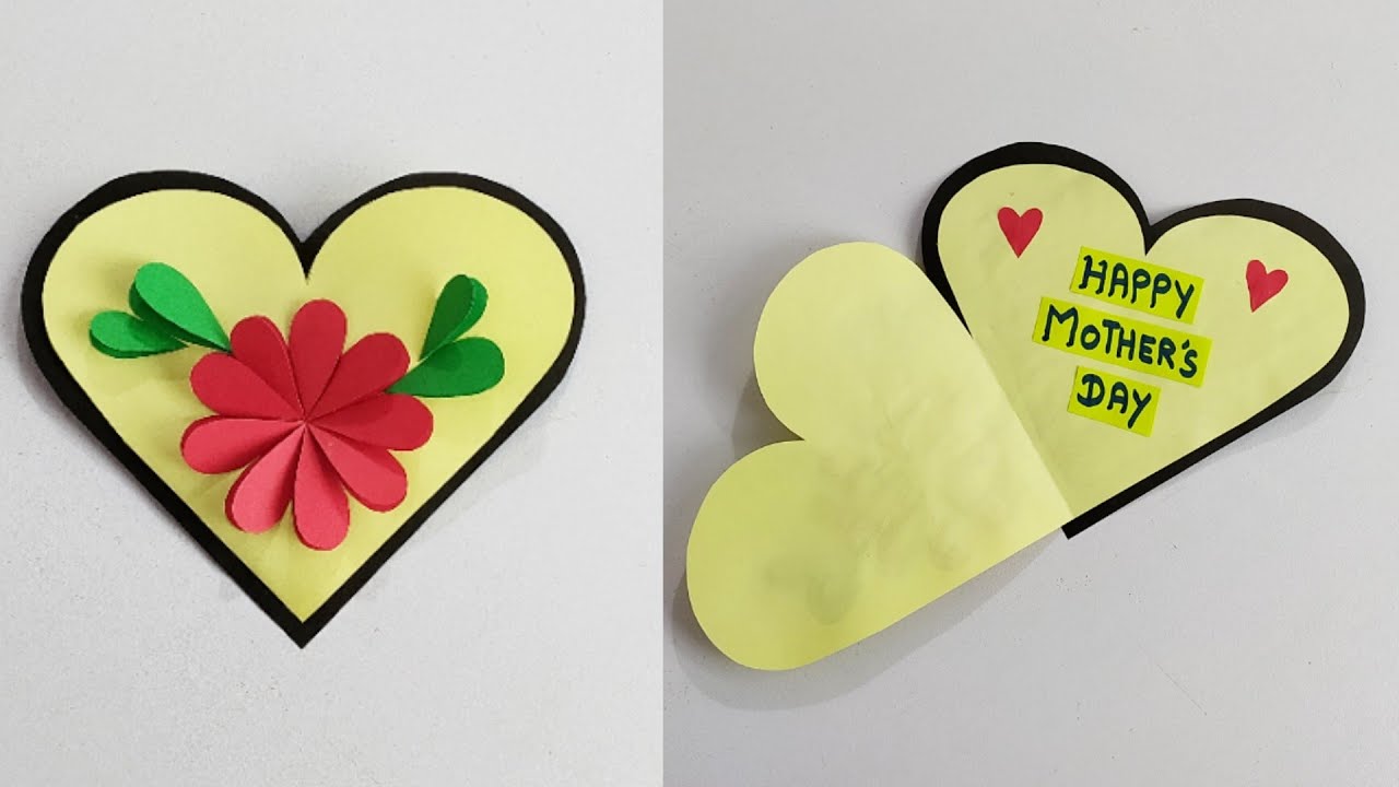 Beautiful Heart Shaped Card For Mothers Day Mother s Day Special beautiful-heart-shaped-card-for-mothers-day-mother-s-day-special