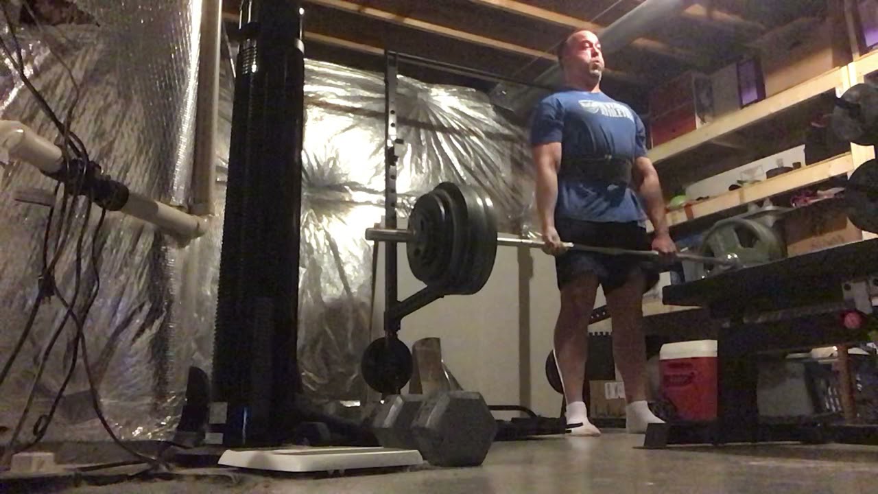 465 X 4 deadlift after 20 Lb cut - YouTube