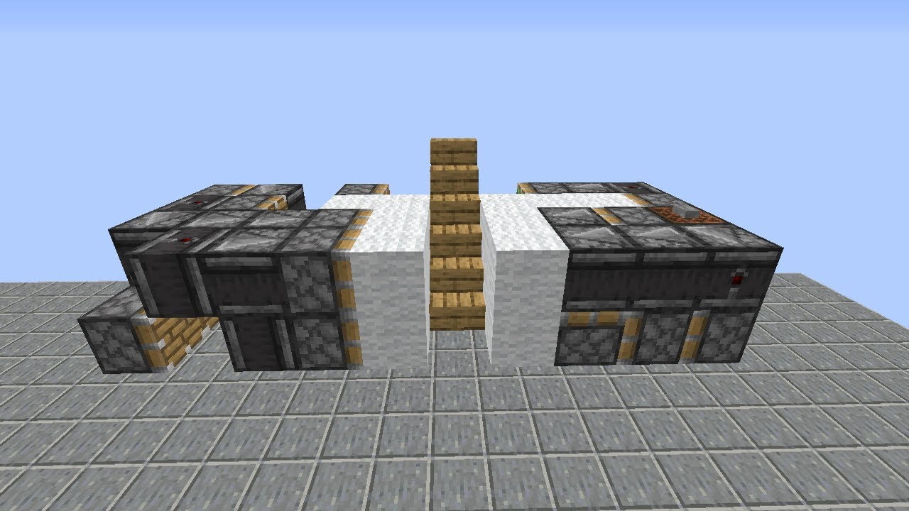 【Minecraft】 Tutorial Smallest 1 Wide Seamless Continuable Hidden ...