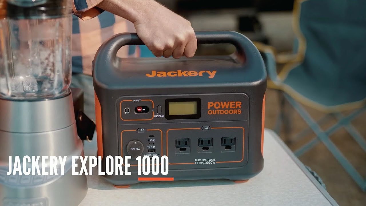 Jackery Explorer 1000 Portable Power Station - YouTube