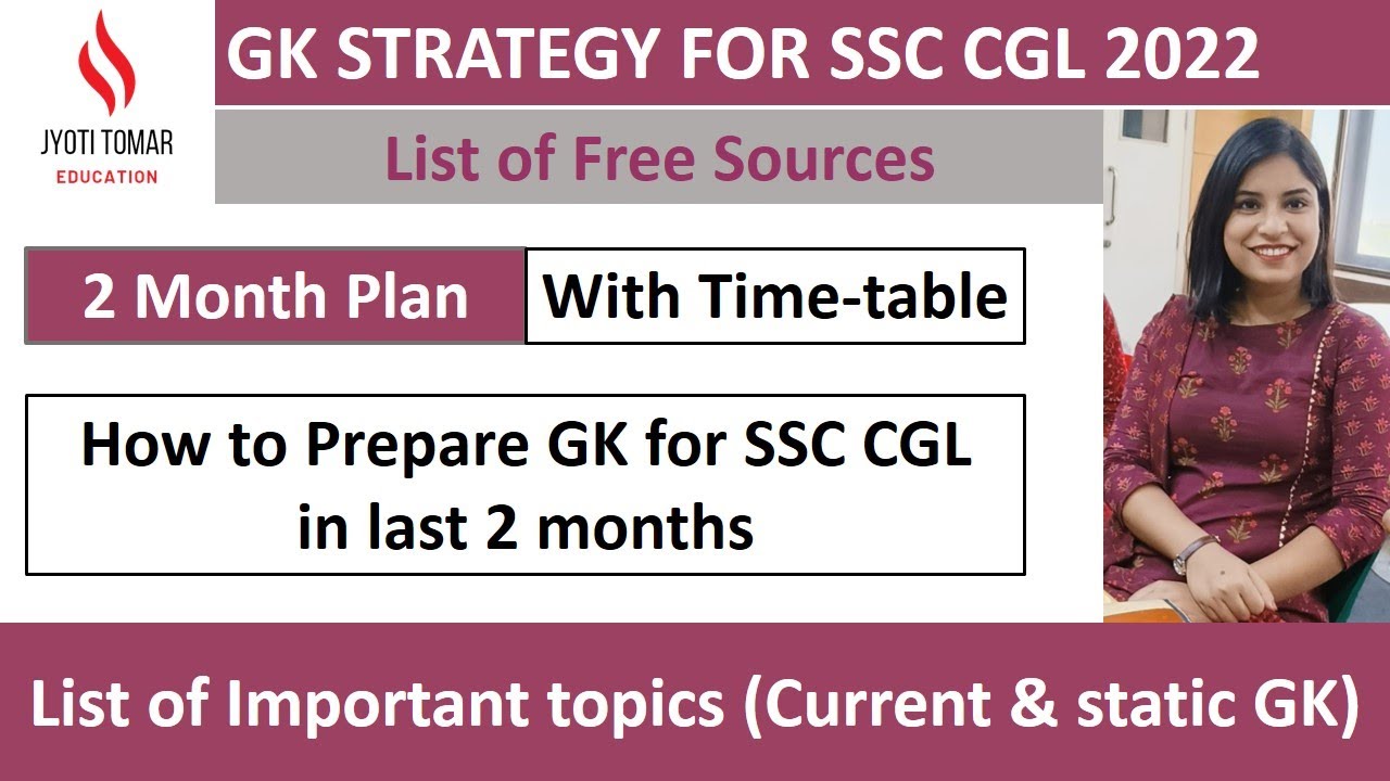 General Awareness Preparation Strategy for SSC CGL 2022 - YouTube