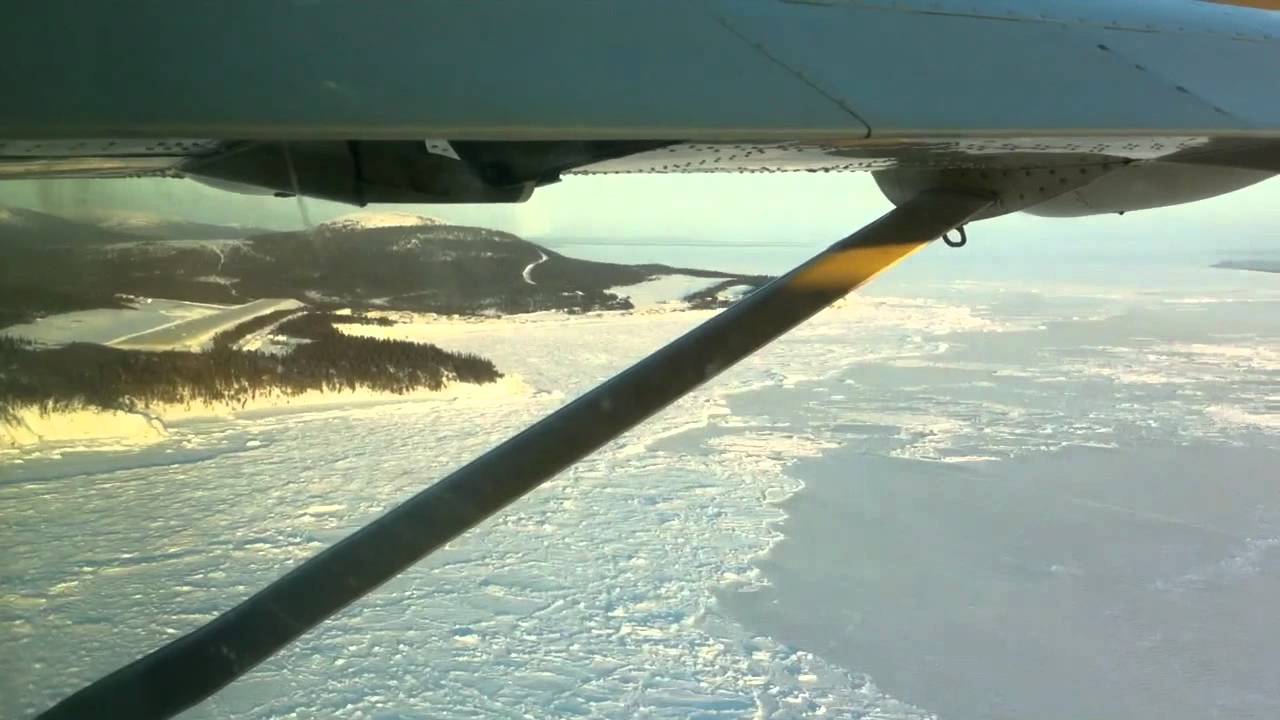 Travel from Nome to Elim, Alaska on Bering Air on January 22, 2012 ...