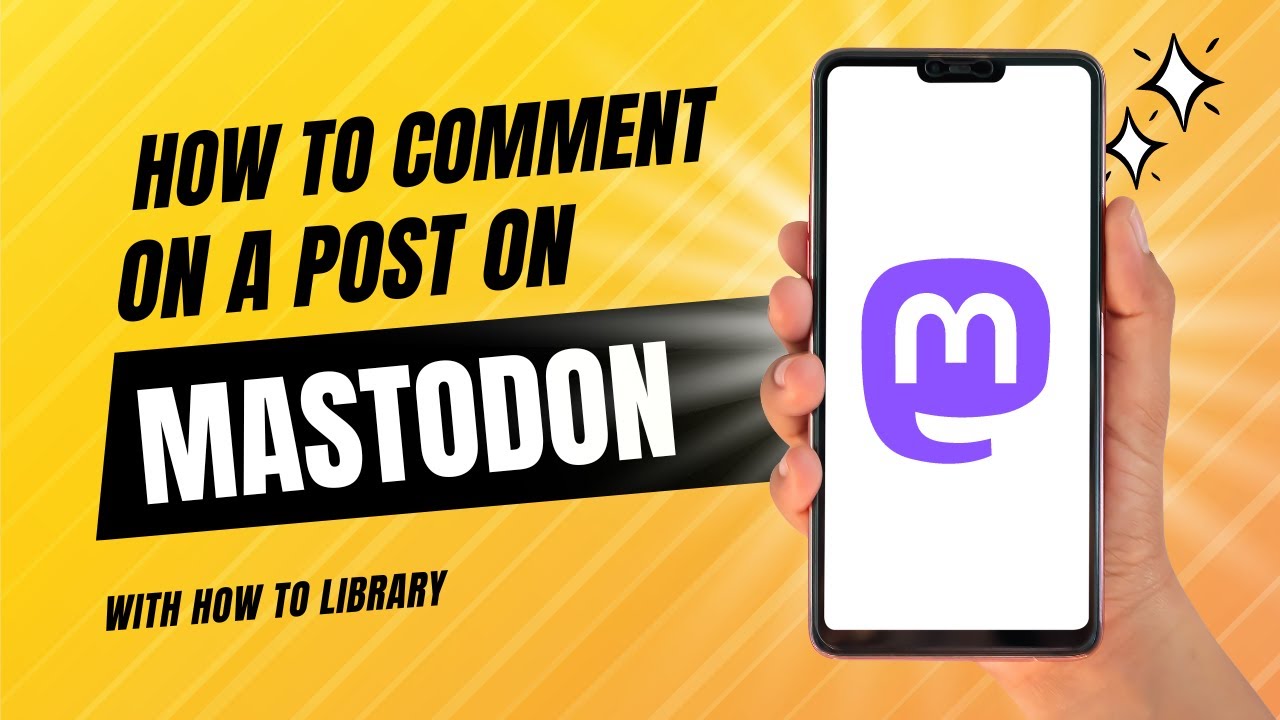 How To Comment On A Post On Mastodon - Quick And Easy! - YouTube